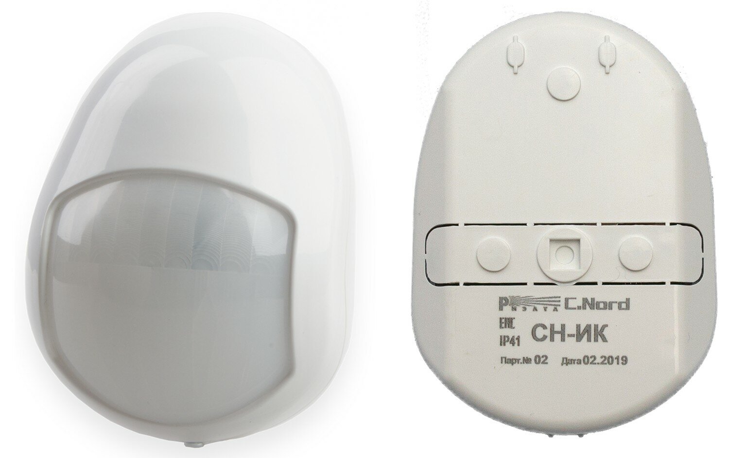 СН-ИК, Датчик движения C. Nord инфракрасный, беспроводной, белый