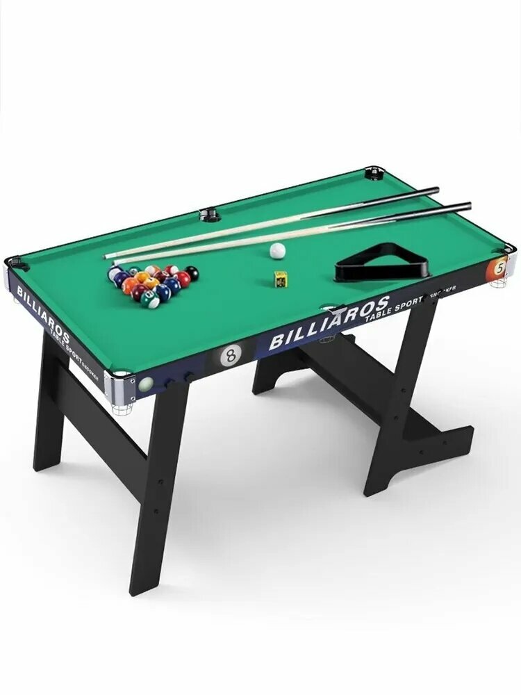 NOETLYO Домашний складной бильярдный стол, 122*63*68.5см , Настольная игра бильярд для детей и взрослых
