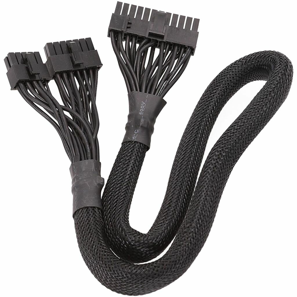 Высокопроизводительный кабель от 14+10Pin до 24PinATX для полномодульных систем питания игровых компьютеров AX1500I AX1200I