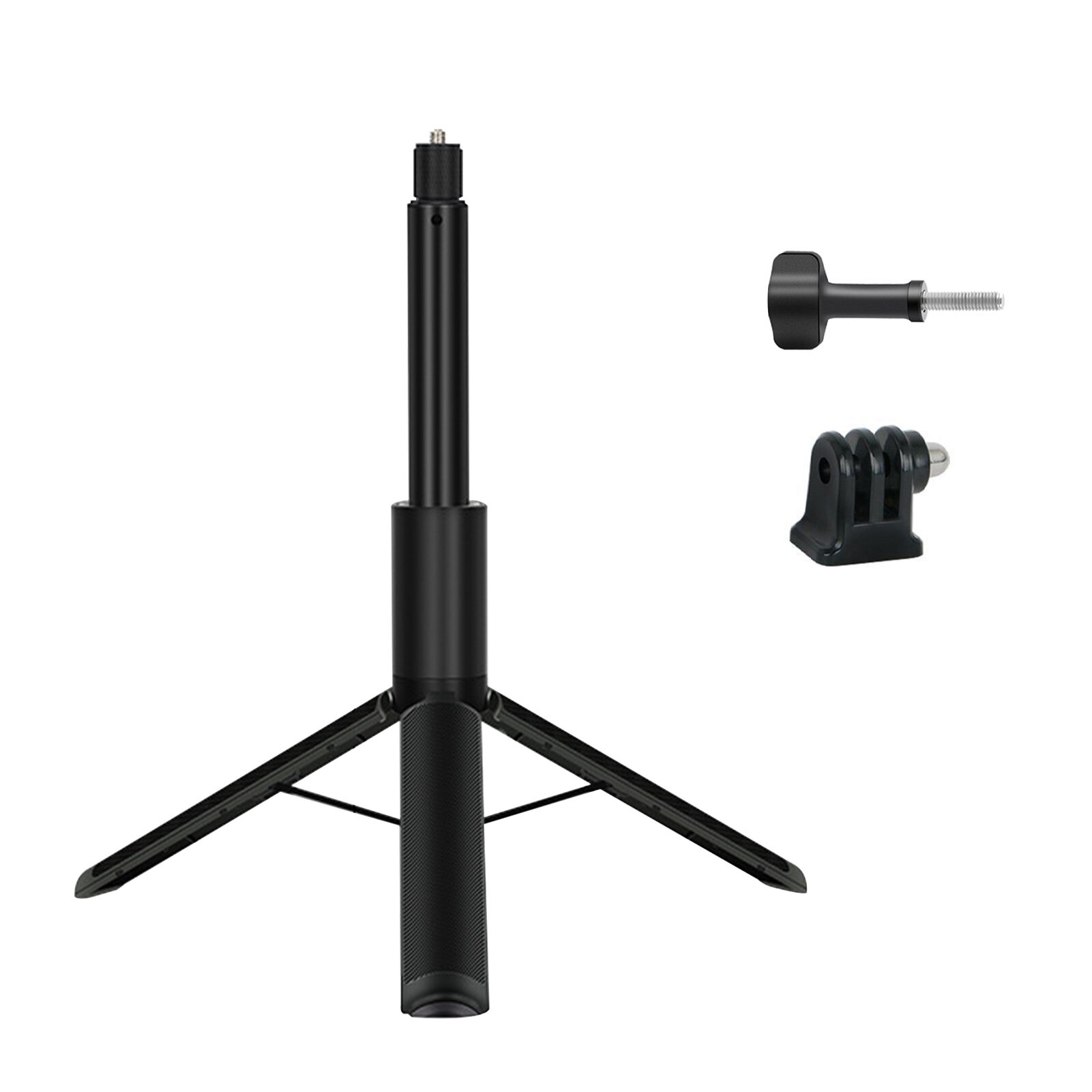 48-дюймовый штатив для селфи-палки, выдвижная штанга, штатив для камеры 2 в 1 и палка для селфи, совместимые с Insta360 X5/X4/X3/X2/ONE