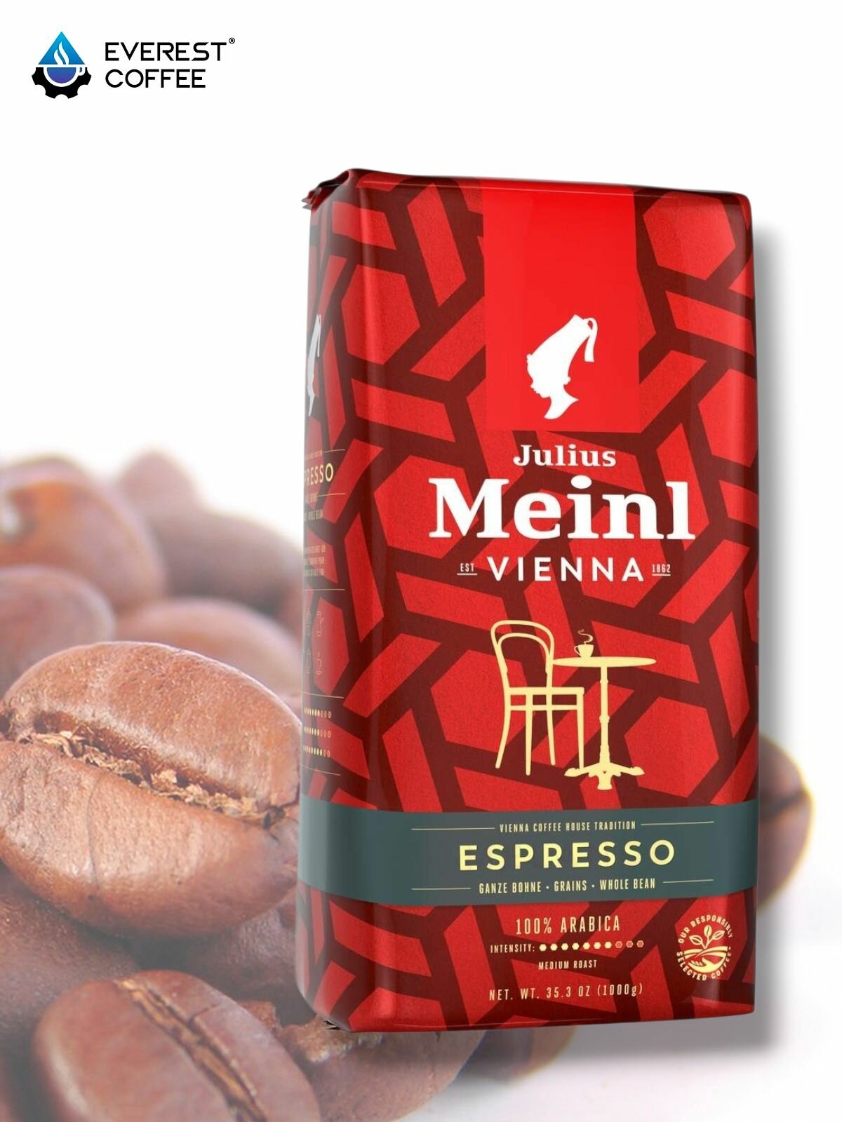 Кофе в зернах Julius Meinl Vienna Espresso 1кг