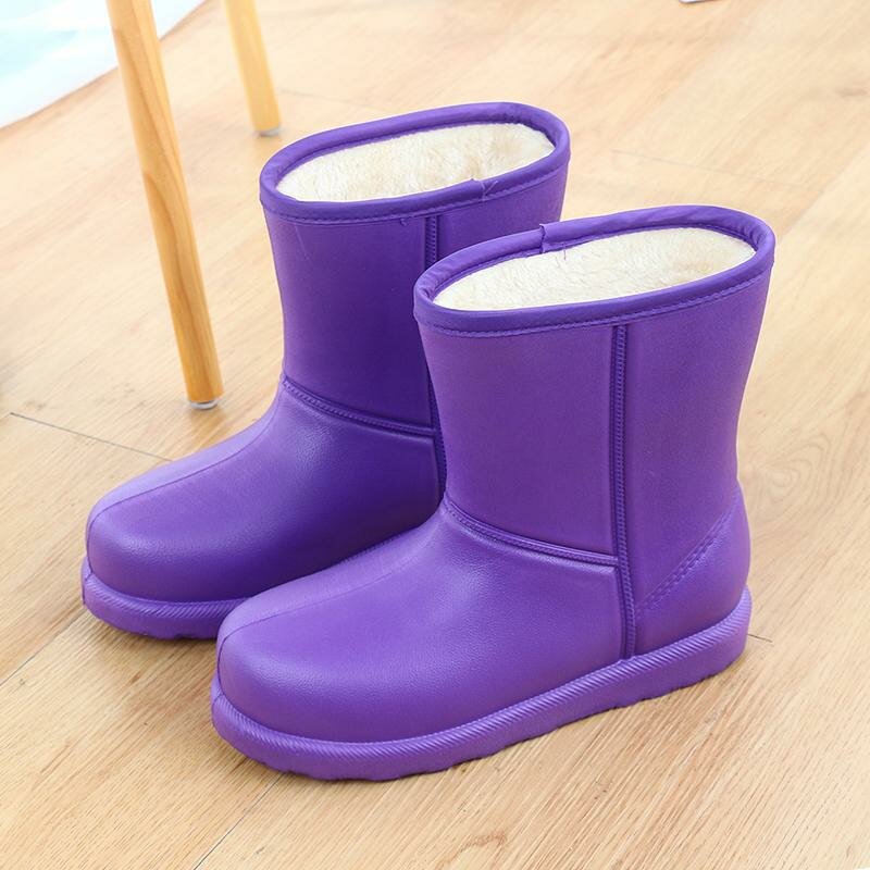 Усиленные зимние рыболовные сапоги для мужчин, утолщенные зимние сапоги, водонепроницаемые высокие сапоги с металлическими шипами, двойного назначения, на флисовой подкладке, для зимней рыбалки на открытом воздухе.