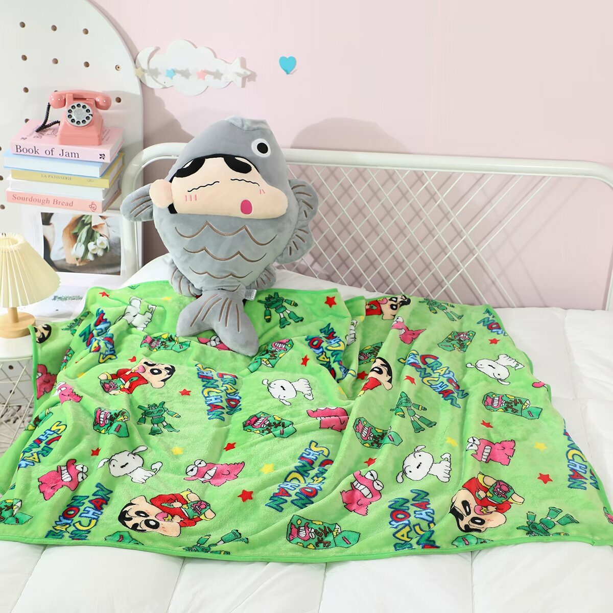 Плед с мультяшными персонажами, плюшевый плед для сна, плед для дивана, утепленный плед, плед для кондиционера, портативный дорожный плед, чехол для автомобиля.