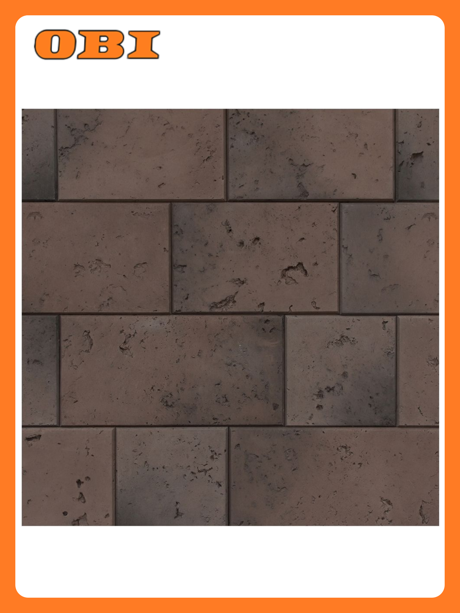 Искусственный камень Atlas Stone Травертин темно-коричневый 1 кв. м