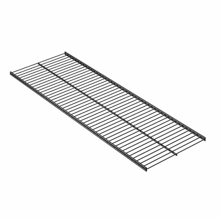 Полка сетчатая 90х30 графит 902x305х14 мм