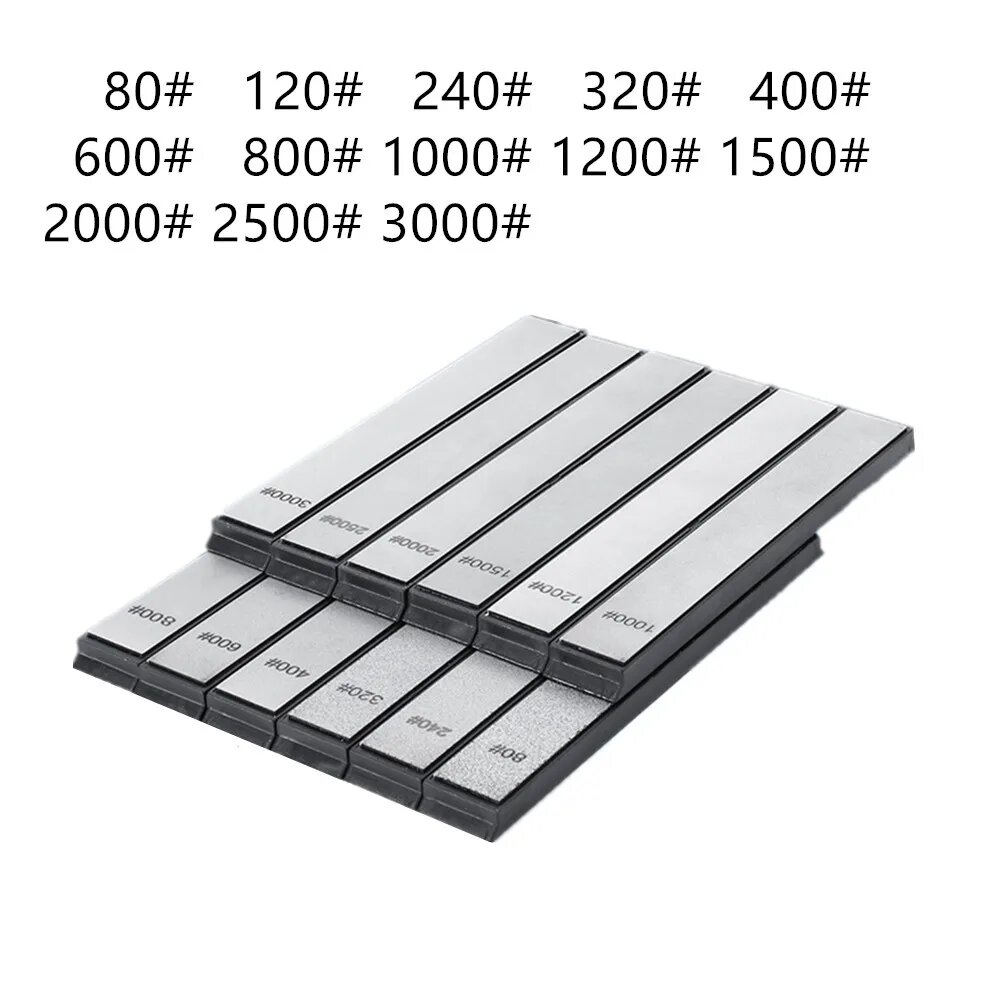 Алмазный точильный камень 80 #120 #240 #-3000 #, брусок, камень для ножей с фиксированным углом, точилка, аксессуары, абразивный инструмент 800