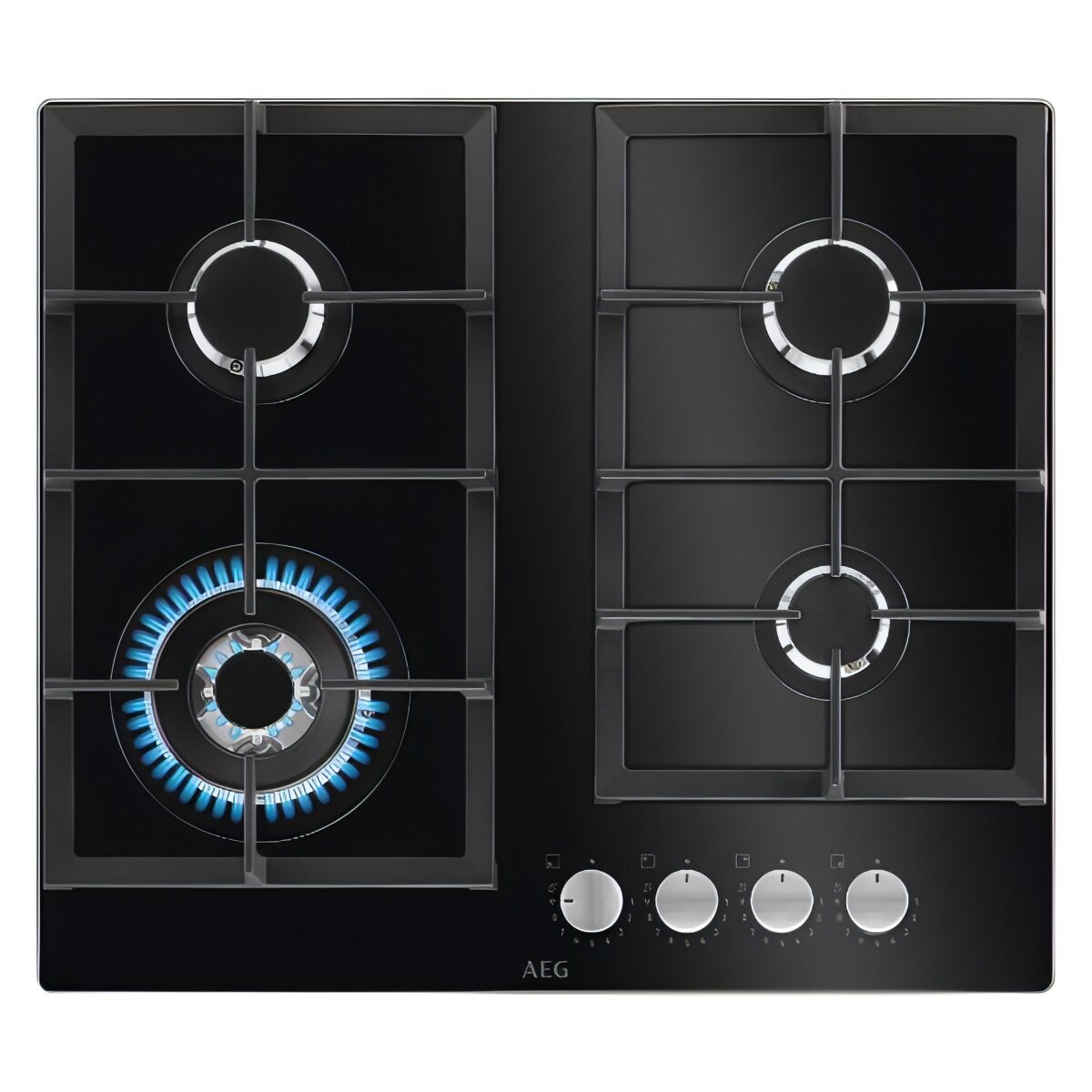 Встраиваемая газовая панель независимая AEG HKB64420NB