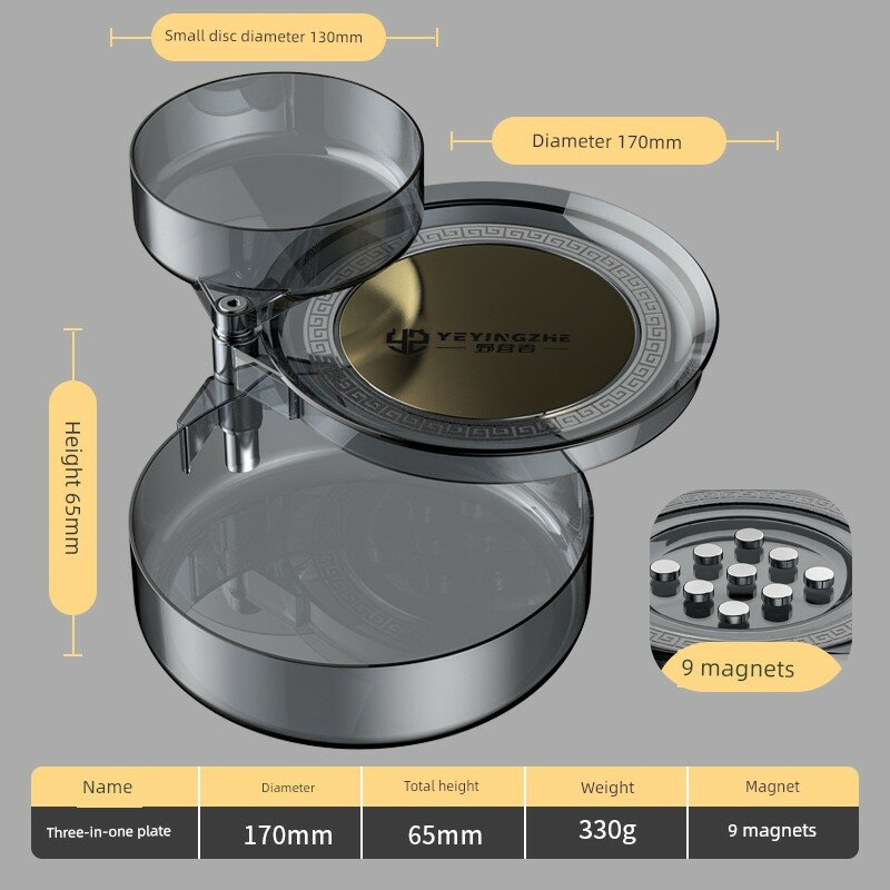 Магнитный лоток для прикормки в стиле кемпинга, лоток для прикормки с сильным магнитным креплением, лоток для прикормки