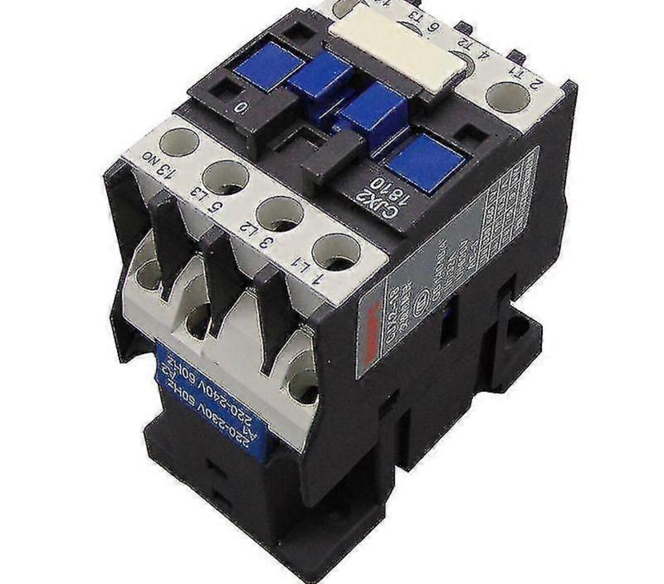 Контактор электрический AC Cjx2-1810 18A 380V 220V 110V 36V 24V 3P+1NO