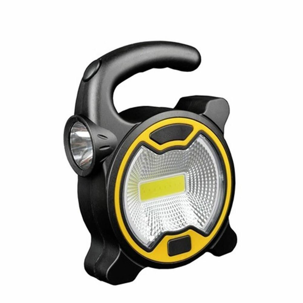 Светодиодный ручной фонарь COB для кемпинга, водонепроницаемый, мощный, для уличного освещения, аварийного освещения, рабочего света