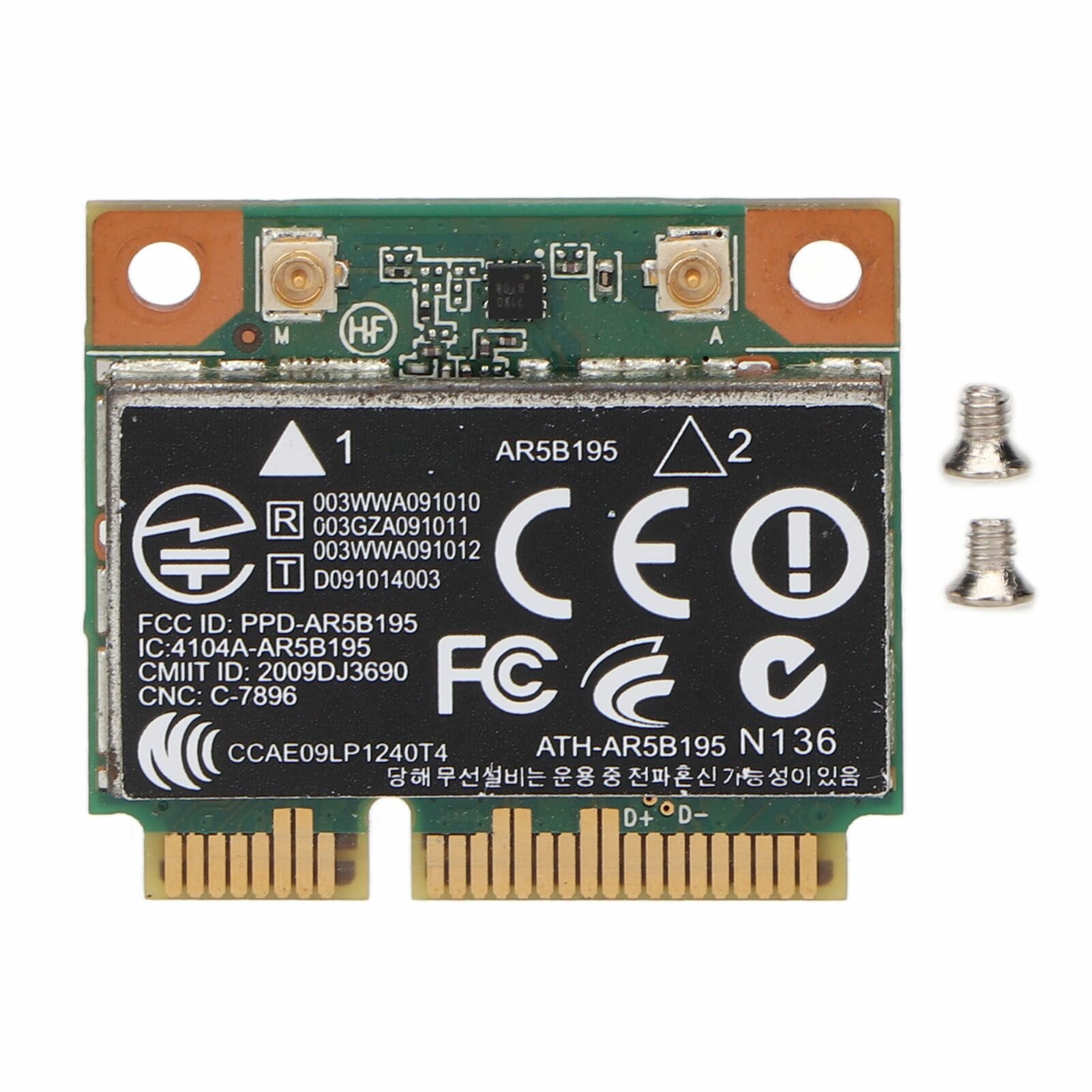 Сетевая карта Wi-Fi AR5B195, Mini PCIe, 150 Мбит/с, BT 3.0, для HP