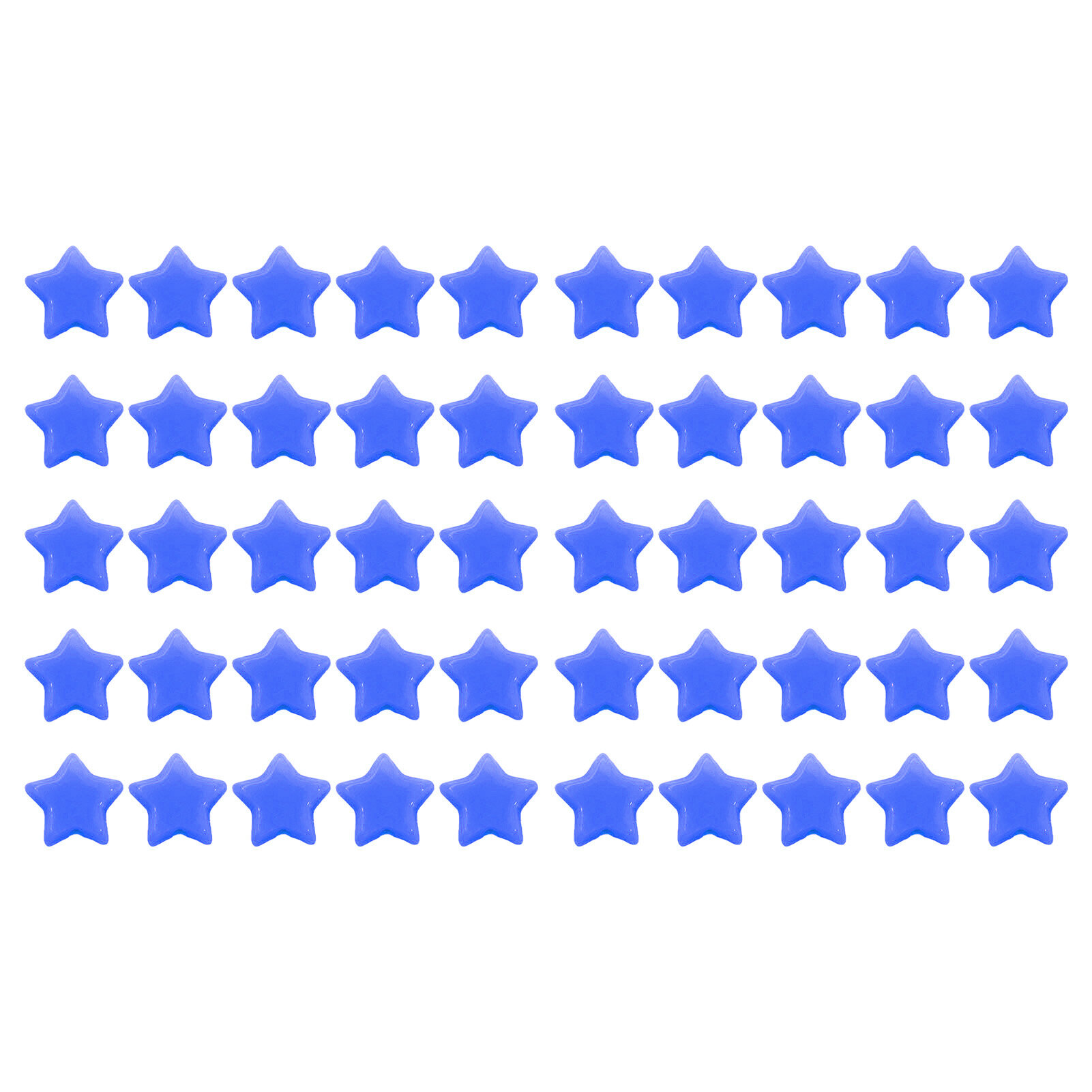 50 шт. Защитные колпачки для спиц в форме звезды, симпатичные, акриловые, королевского синего цвета