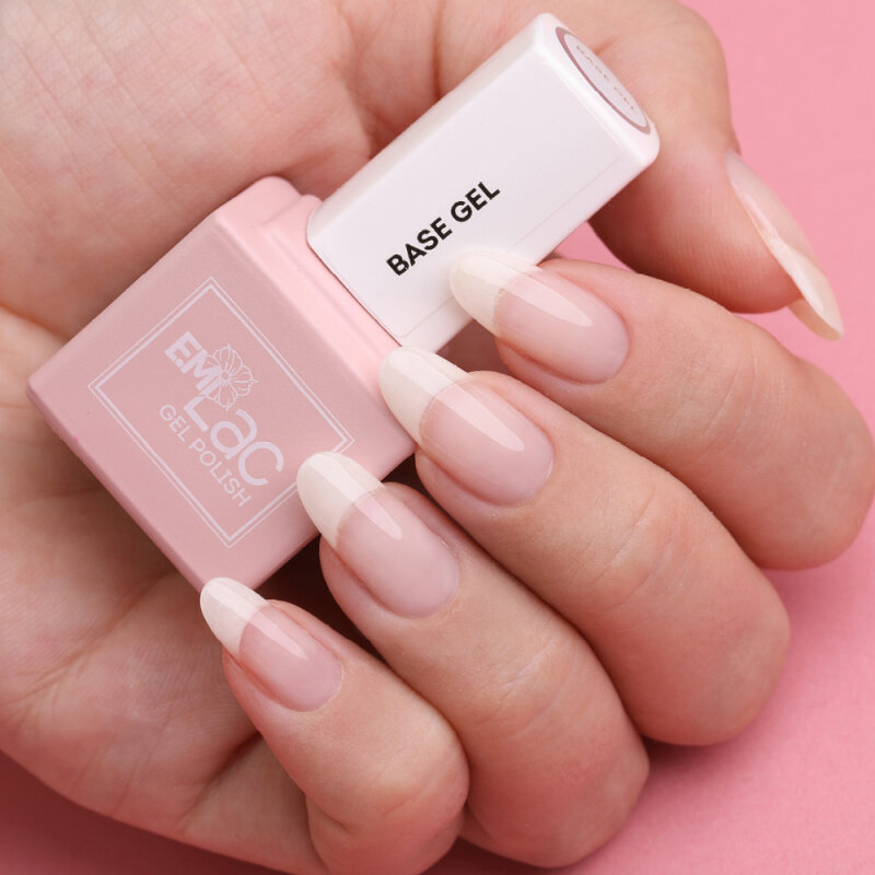 База для моделирования и укрепления ногтей, E.MiLac Base gel, 9 мл.