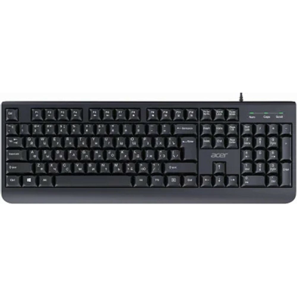 Acer OKW400 black USB Multimedia ZL. KBDEE.01C каб:1.8м Клавиатура проводная