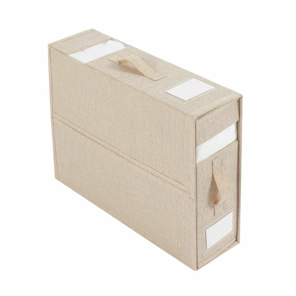 Складные вентилируемые мешки для хранения вещей под кроватью, - Бежевый