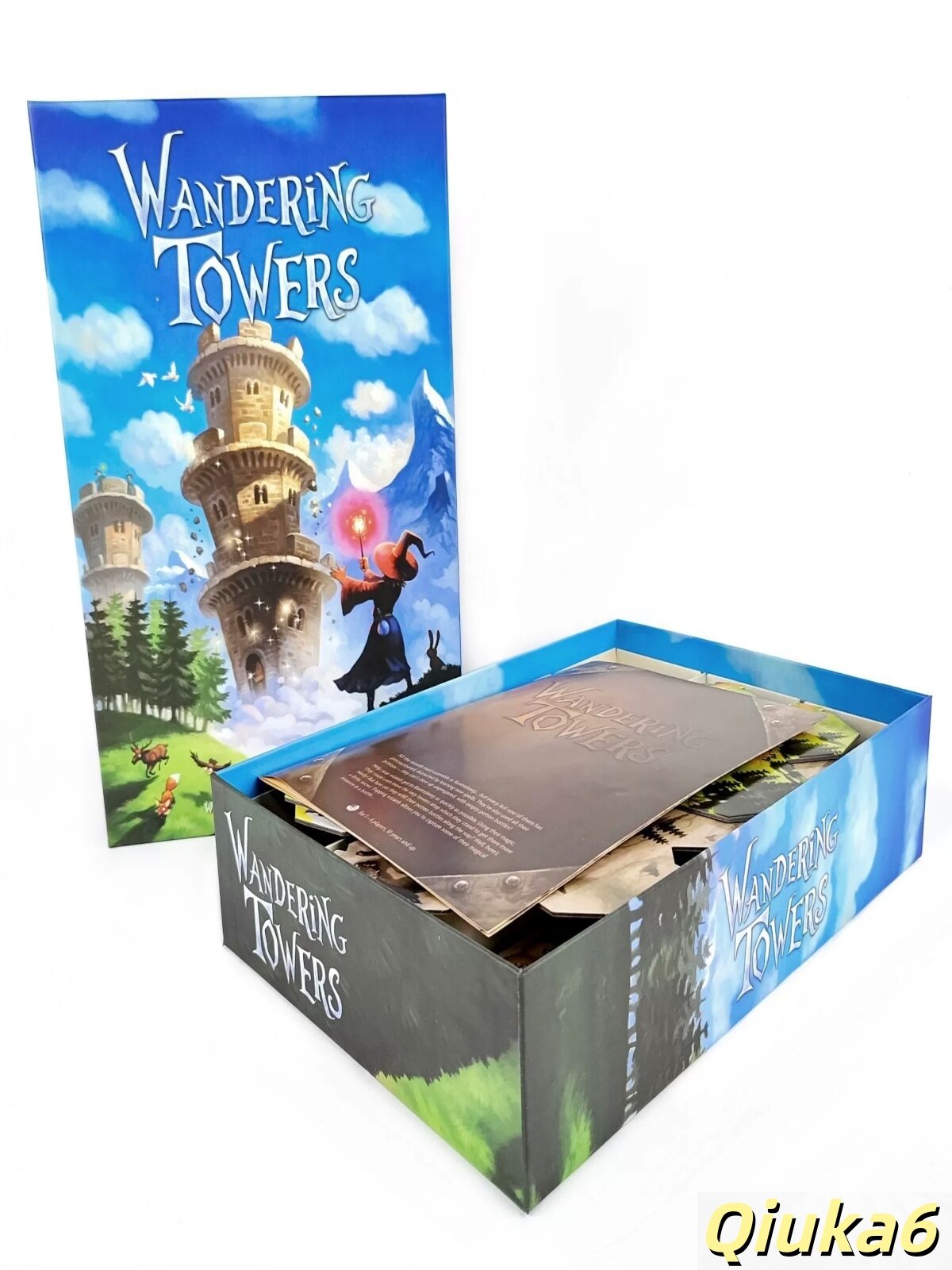 Характеристики: Настольная игра Wandering Towers: Лучшая семейная игра от SDJ. Для 2-6 игроков (30 мин). Подарок на Рождество и День Рождения. Красочная большая коробка.