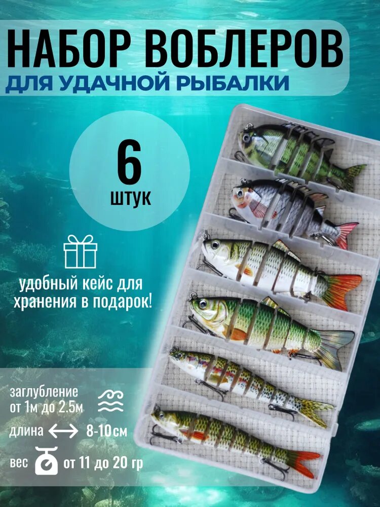 Набор для рыбалки rocker fishing: 10 подвесных дверей для плавания.