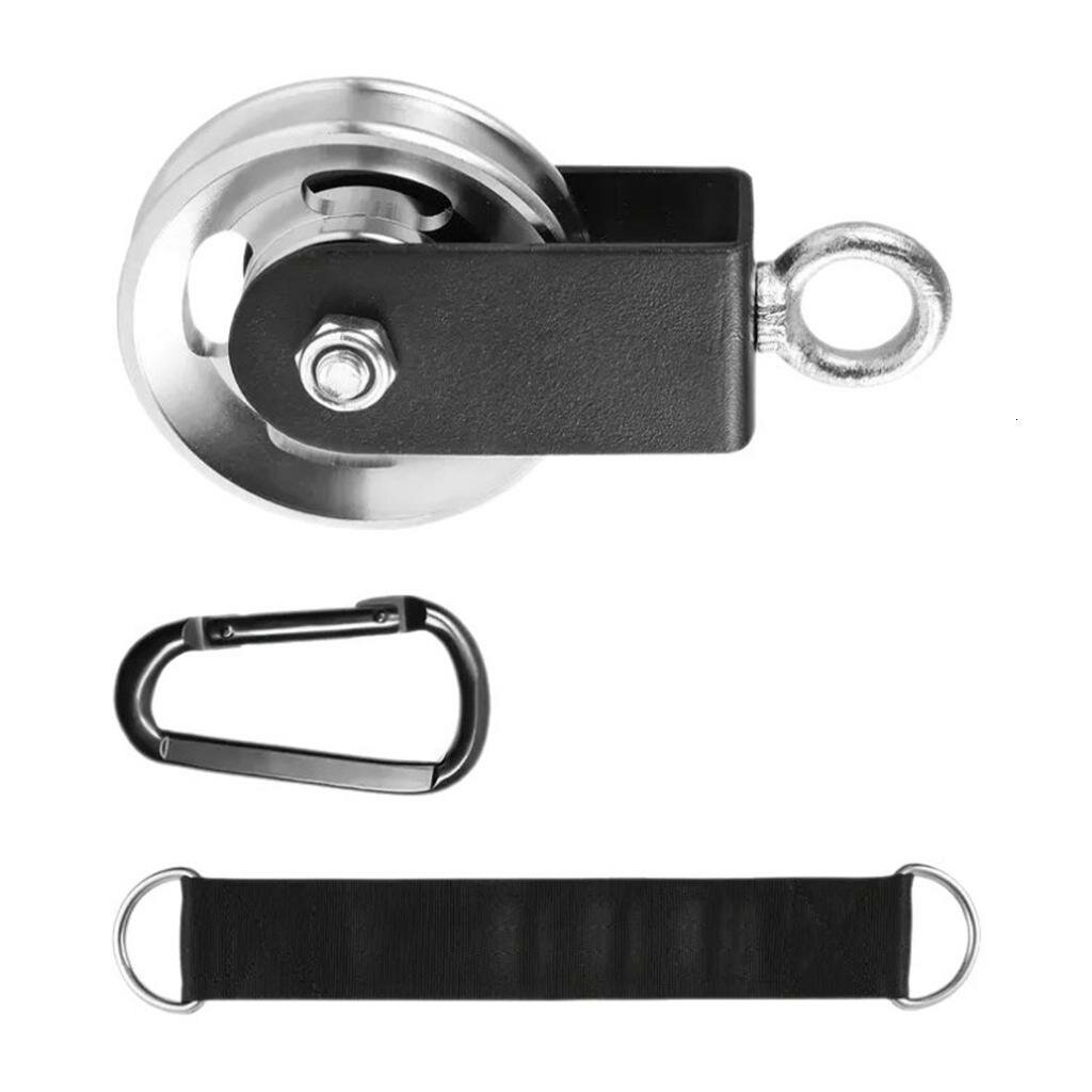 Регулируемый тросовый блок для домашнего фитнеса, Черный