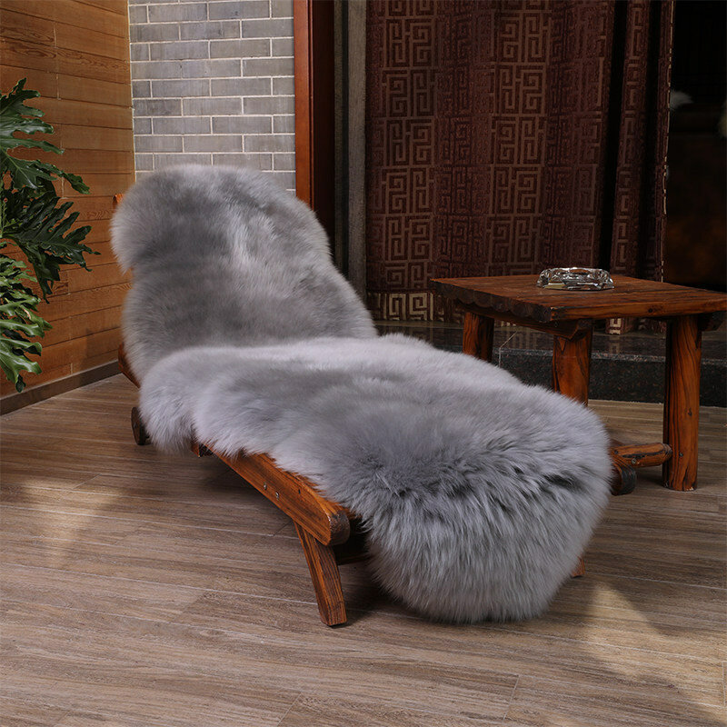 Подушка для дивана из натуральной австралийской шерсти, зимний шерстяной ковер, цельная плавающая подушка из овчины, подушка для сиденья дивана.