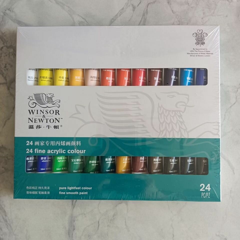 Краска акриловая Winsor&Newton Акриловая краска 24 цв