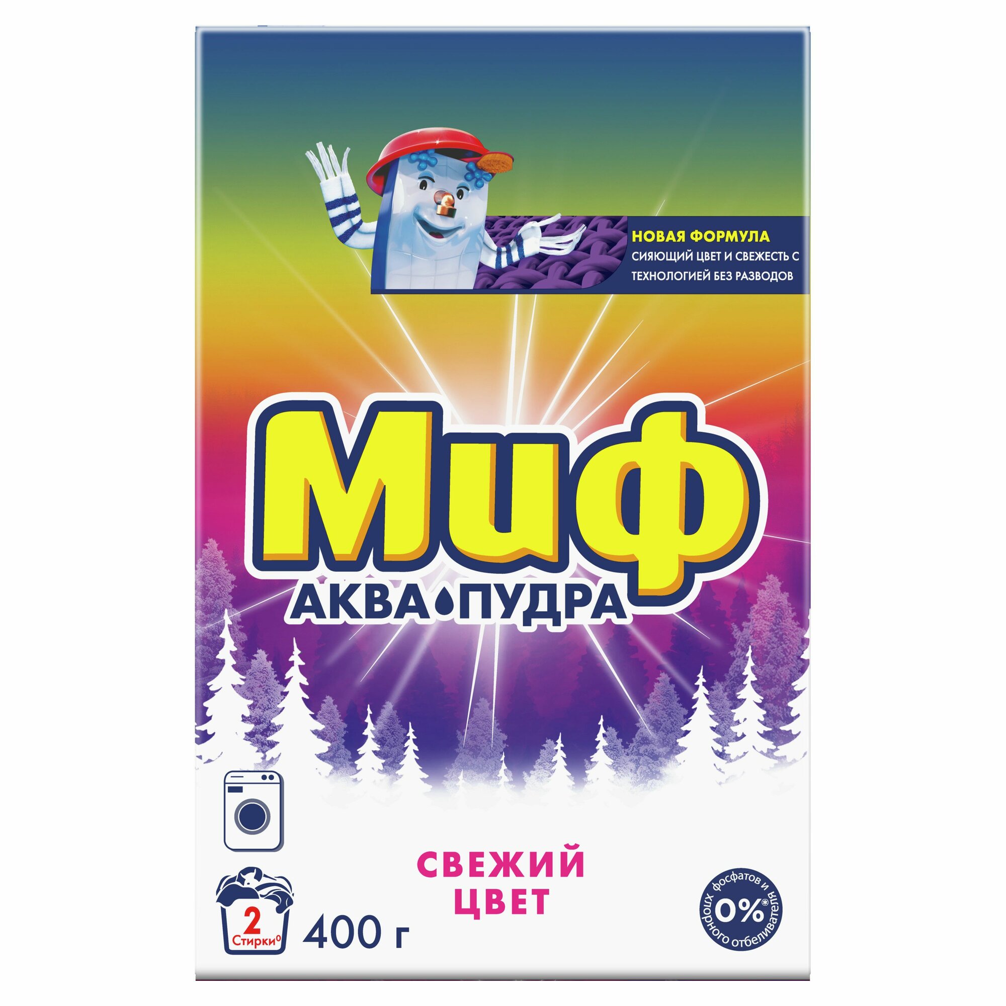 Порошок МИФ СМС автомат, свежий цвет 400 г 700186