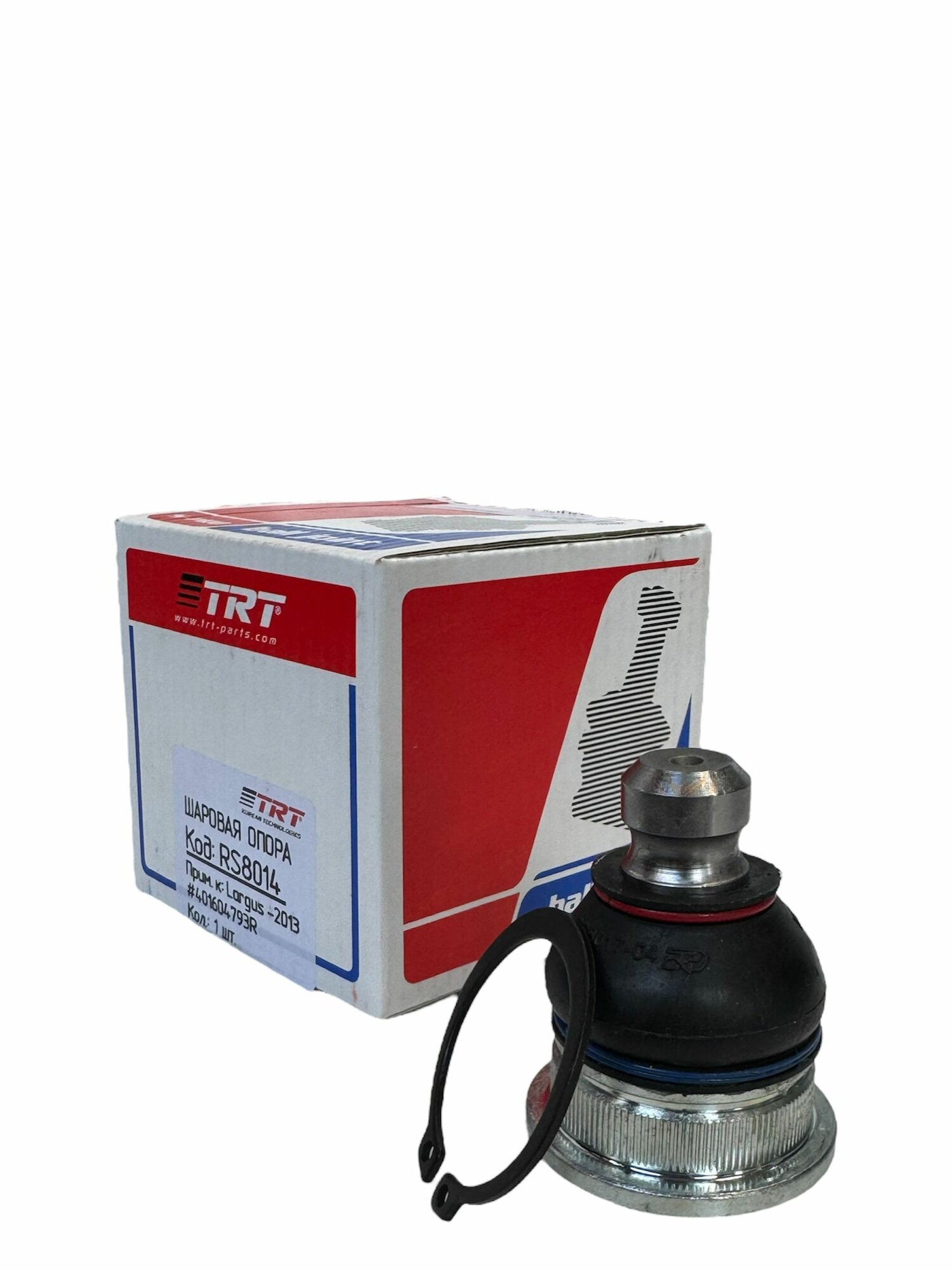 Опора шаровая TRT RENAULT LOGAN MEGANE LADA LARGUS X-RAY до 2013г круговая проточка