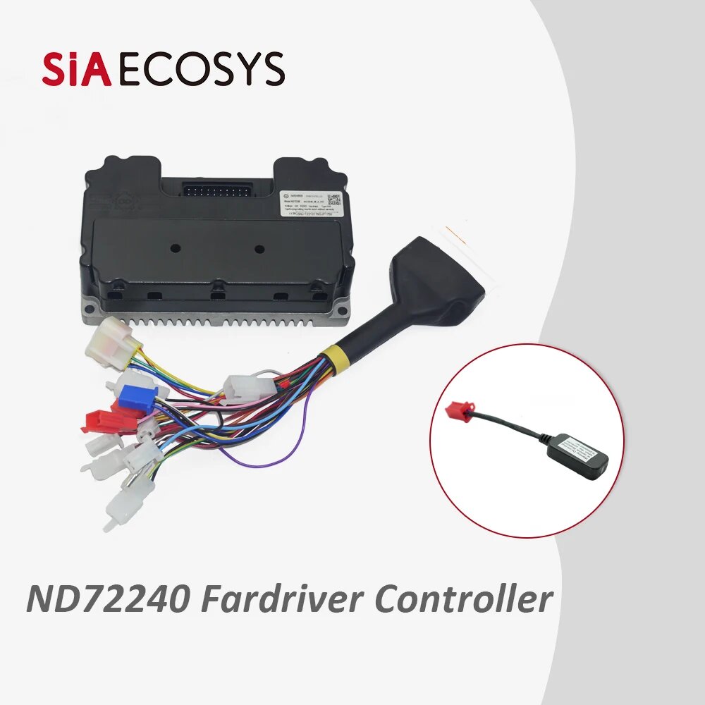 Контроллер Fardriver ND72240 BLDC 240A для электрического мотоцикла QSMotor 2000 Вт с регенным и Bluetooth-адаптером от SIAECOSY