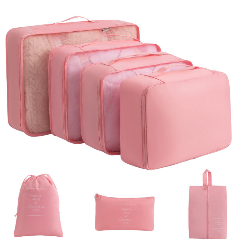 2026 Новейший набор для путешествий из десяти предметов, сумки для упаковки одежды для деловых поездок, большая вместимость, водонепроницаемые сумки для одежды, портативные