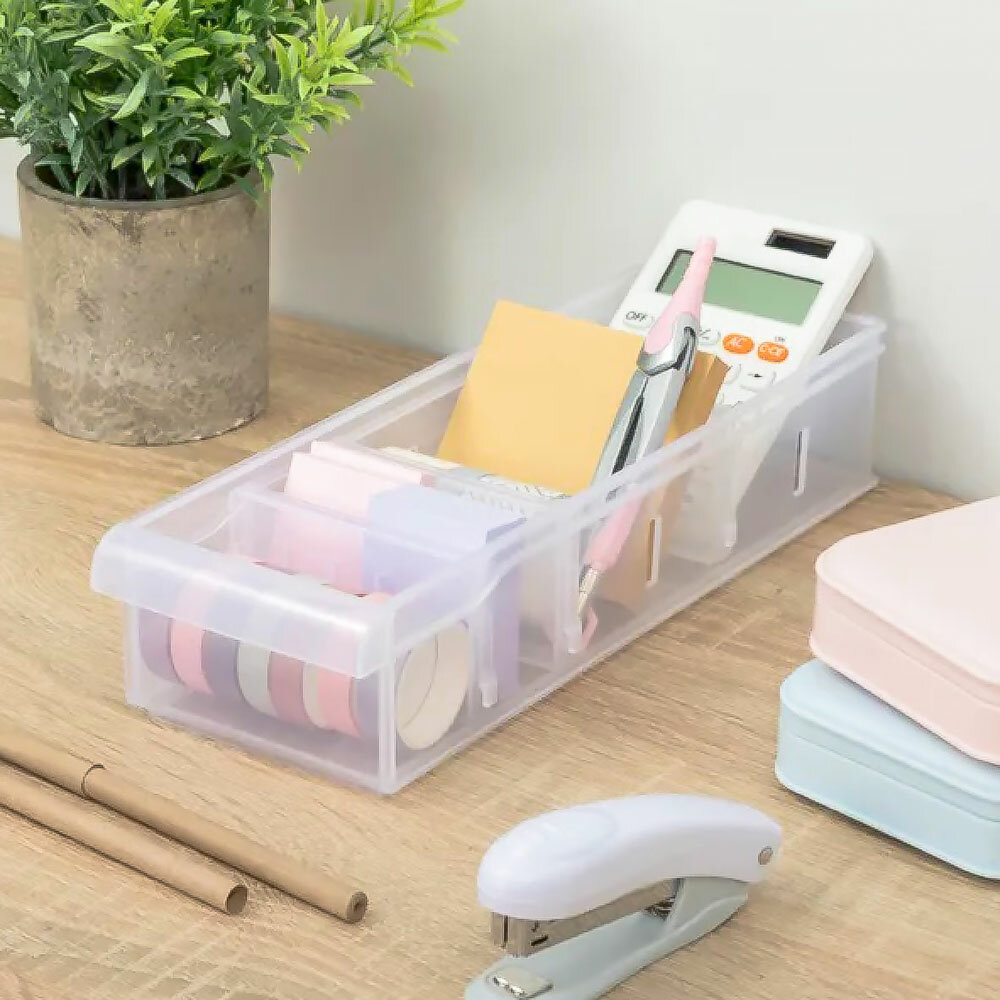 Контейнер универсальный "Rolly" 1,1л, 26,2х8,7х5,7см, прозрачный, 5 отсеков