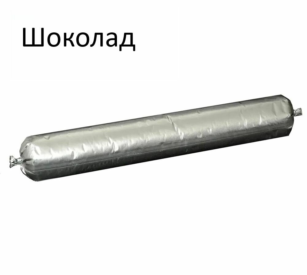 Герметик Олива Акцент-136 по дереву файл-пакет 0,6л. Шоколад