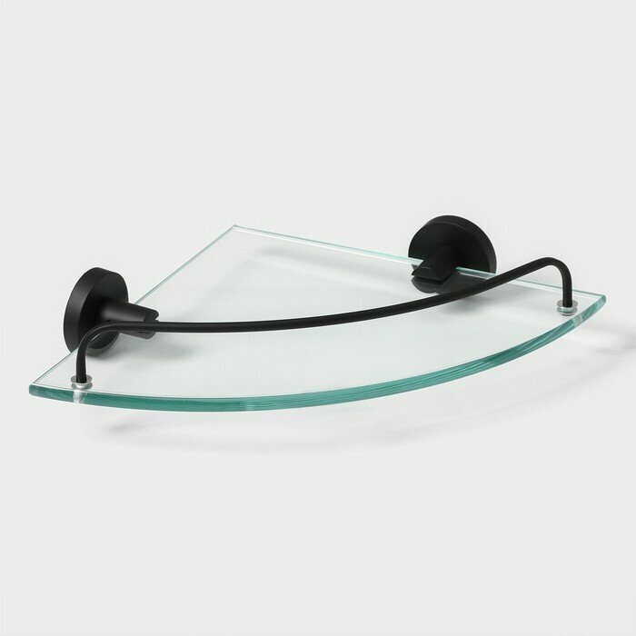 Полка для ванной угловая Stölz Loft basic, стекло