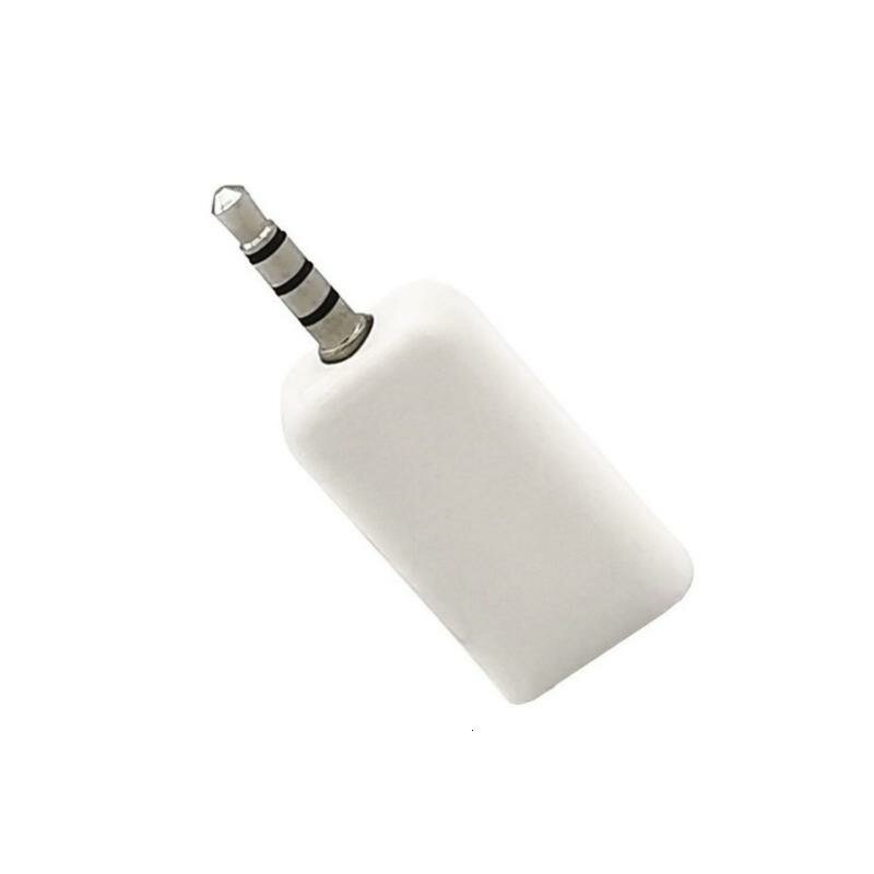 Аудиоадаптер 3.5 мм в USB для автомагнитолы, Белый