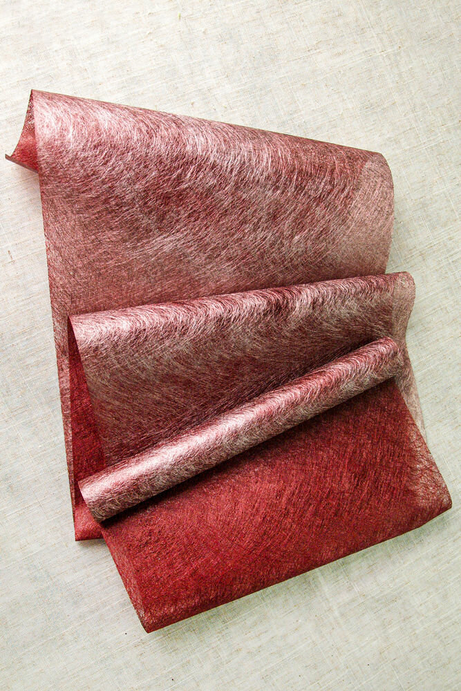 Ткань для декорирования матовый металлик, красная, 30х250 см, Koopman International 767540230