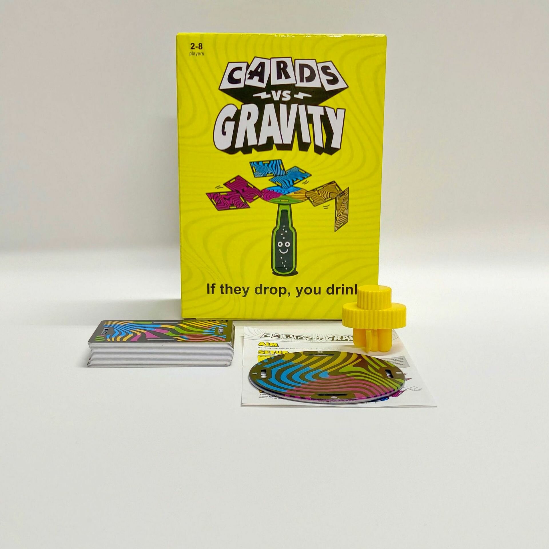 Карты против гравитации, антигравитационная карта, зеленая головоломка, карточная игра, семейная вечеринка, настольная игра, игрушка