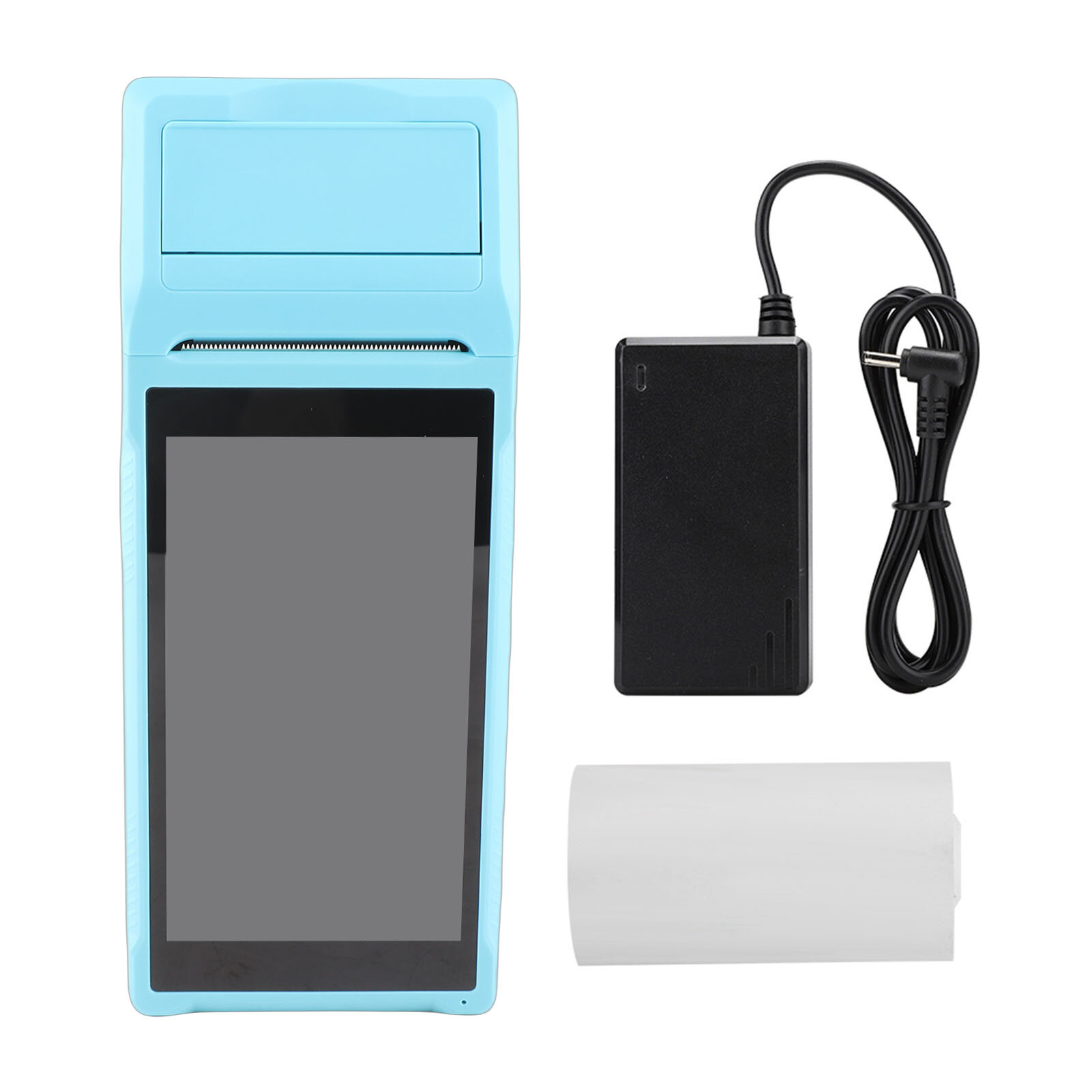 Принтер Q2P 58 мм Bluetooth для смартфонов Android и iOS, 3G, четырехъядерный процессор, 2+16 ГБ памяти, синий.