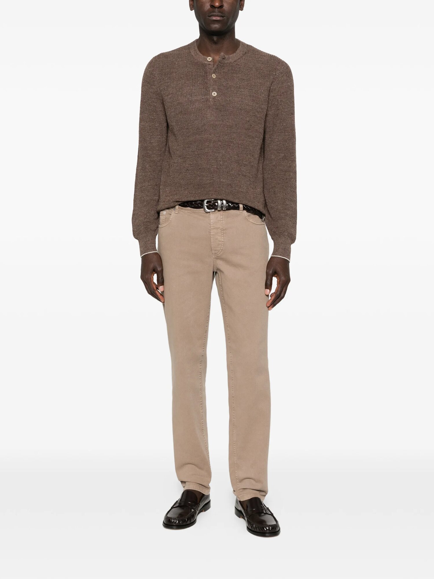 Джинсы BRUNELLO CUCINELLI Five-pocket jeans, размер 54, разноцветный — фото 1