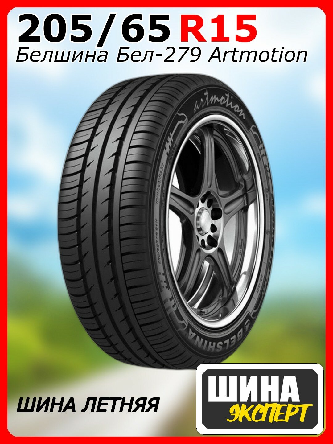 Шина летняя Белшина 205/65/15 H 94 Бел-279 Artmotion для легковых автомобилей 259002081