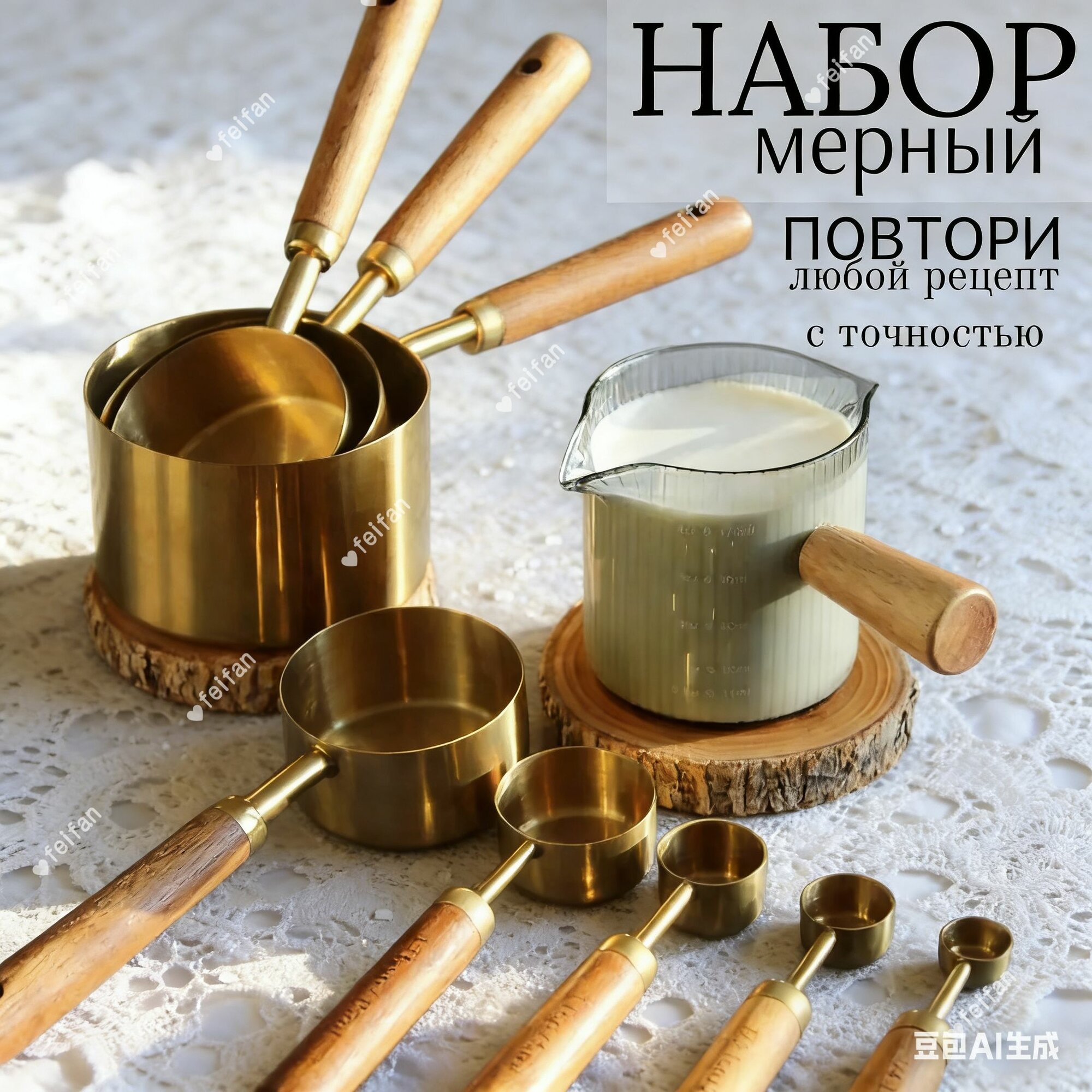 Емкость мерная, 120 мл, 539 мл, 8 шт