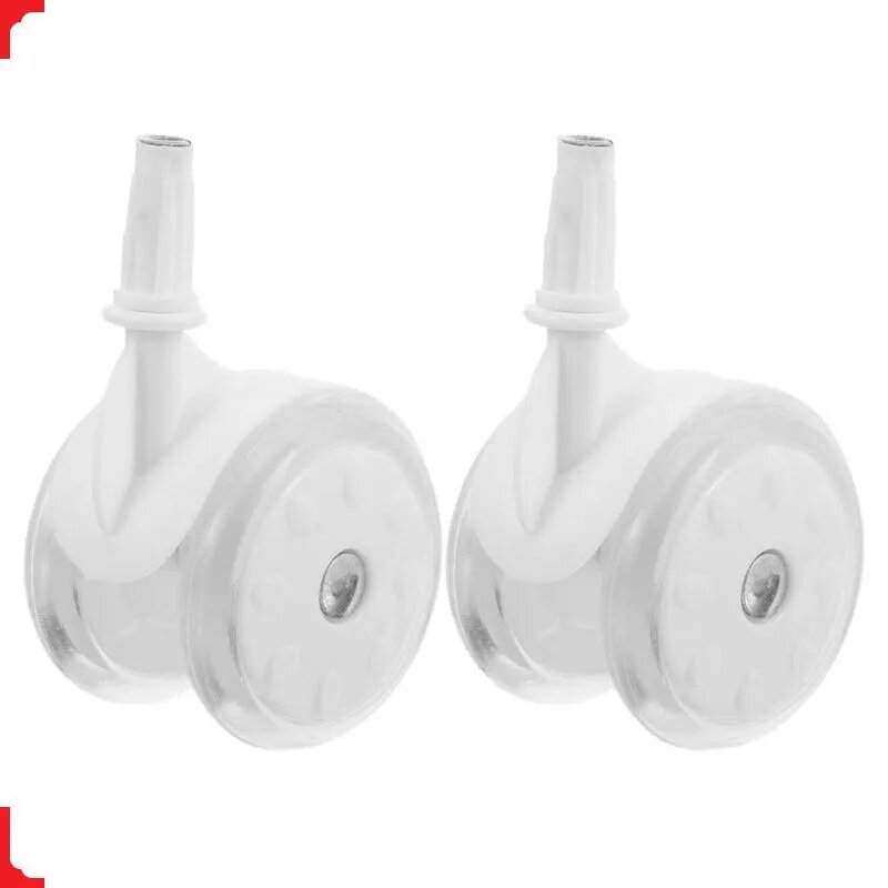 Детские 2 шт. Запасные колеса для ходунков для прогулочной коляски белые 9, 00X6, 00X4, 20 см
