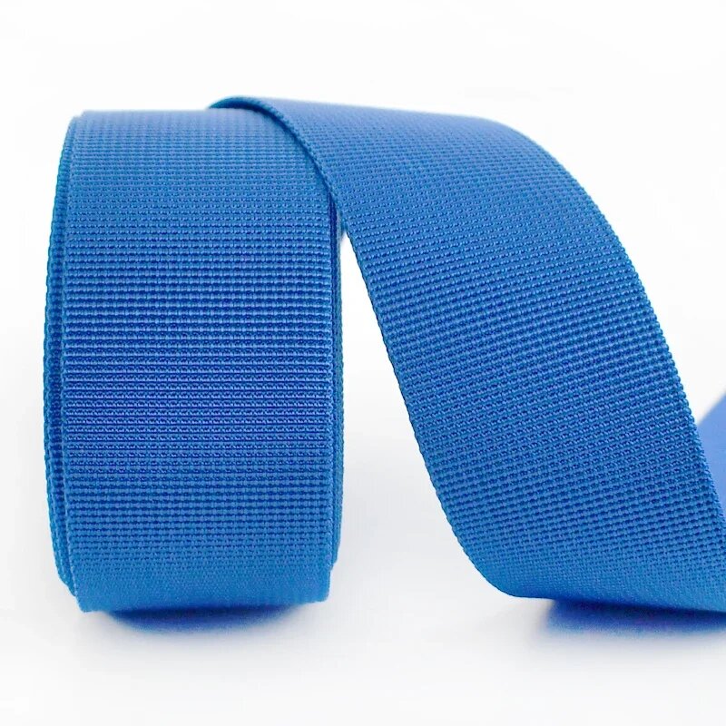 Meetee Нейлоновая лента 1 мм, 20-50 мм, 10 м Синий, RoyalBlue, 25mm