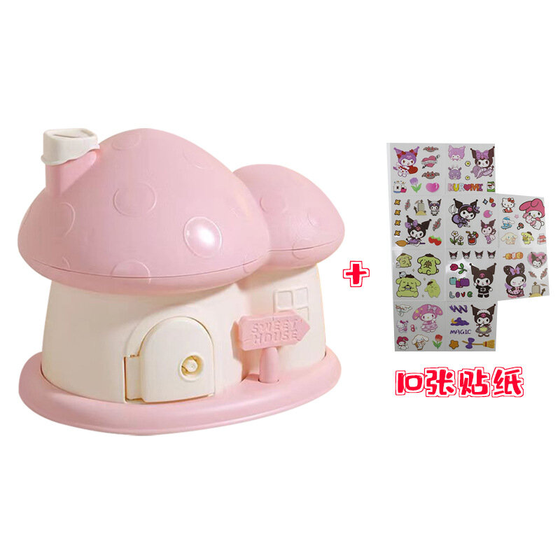 Новая двухслойная детская DIY кремовая клейкая копилка в виде гриба, ручная работа, креативная копилка для детского сада, подарок