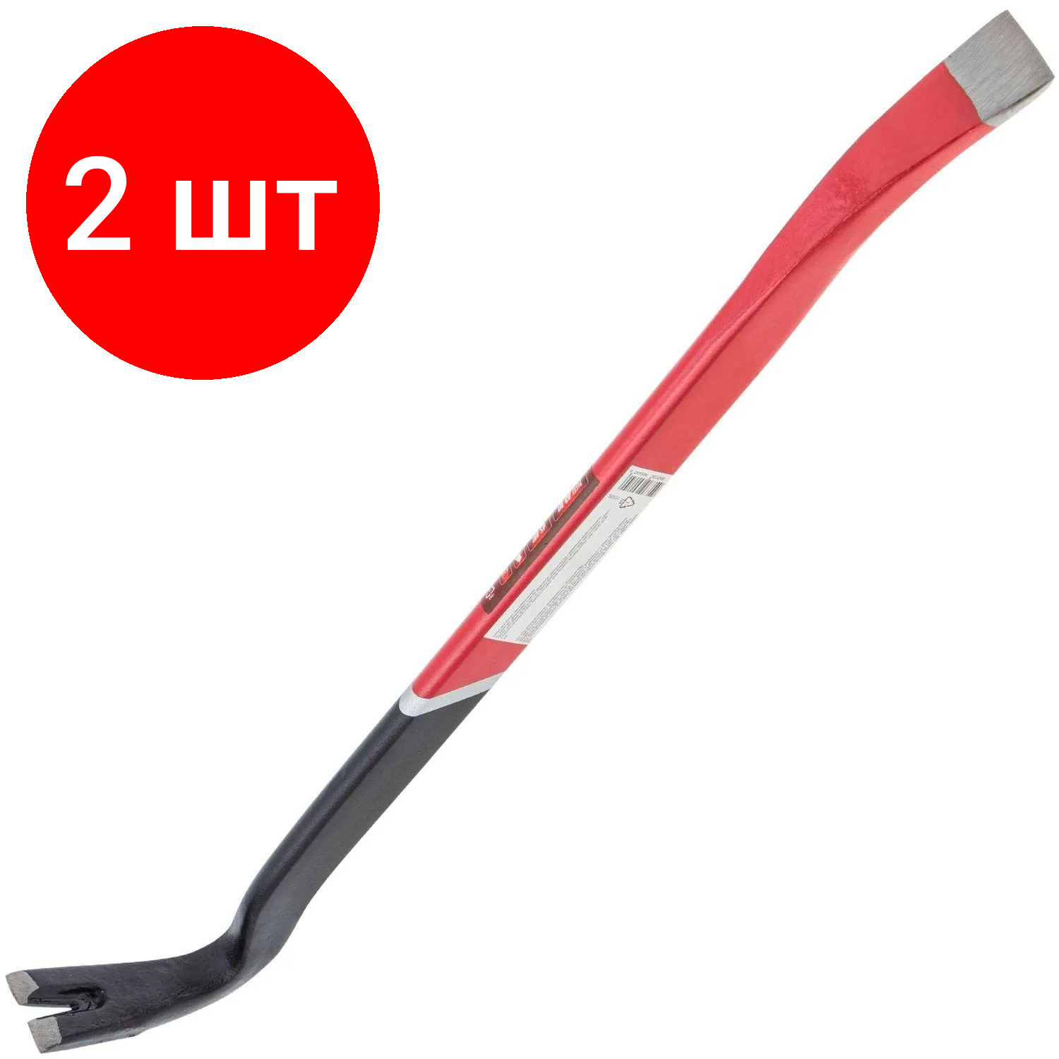 Комплект 2 штук, Лом-гвоздодер усиленный, 450х25х12 мм// Matrix 25231