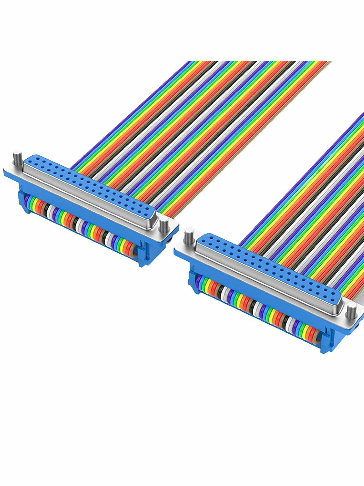 Разъемы кабеля передачи данных DB37 Male/ Female Проводная линия удлинителя D-Sub 37Pin Line