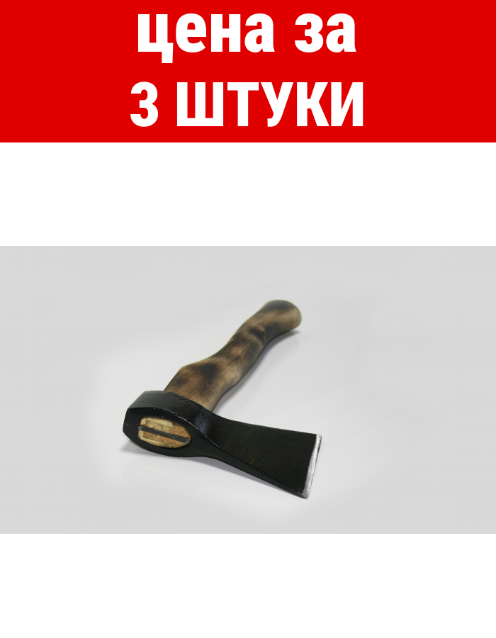 Комплект 3 шт, топор Б-1 BLACK AXE В СБ 600ГР КОВ Т-АР