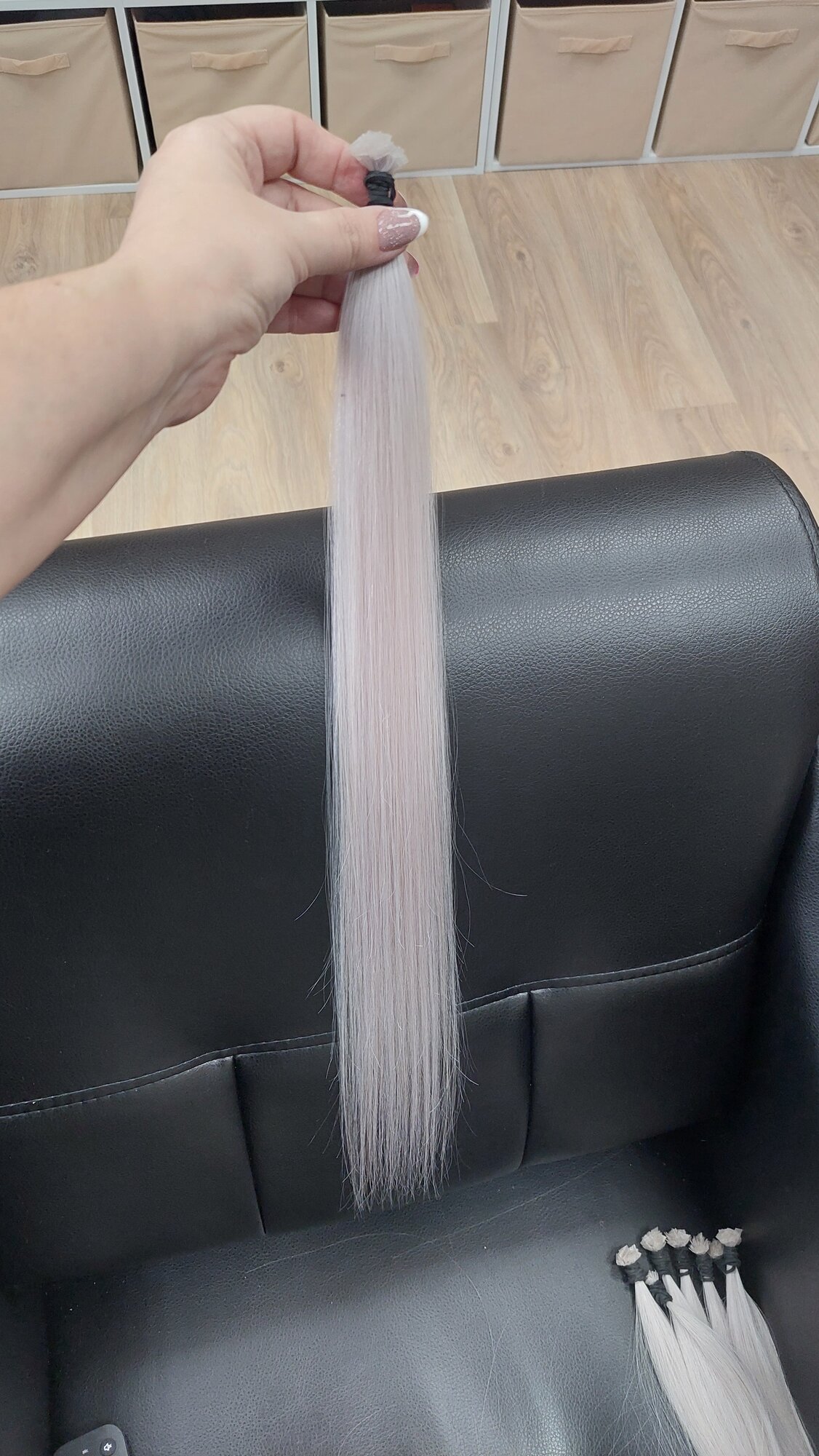 Натуральные волосы для наращивания 60см 30 микропрядок! славяночка российского окраса, пепельный блонд, категория люкс