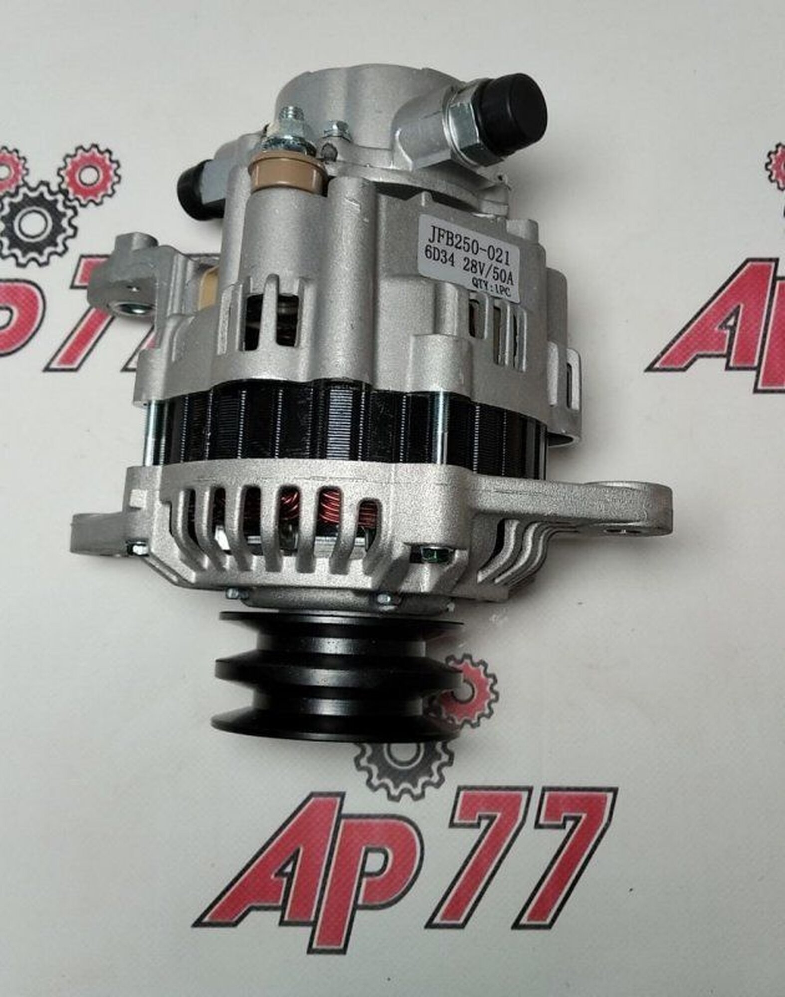 Генератор Afire для Mitsubishi 6D34, 28 V, 50 A JFB250021, 1 шт.