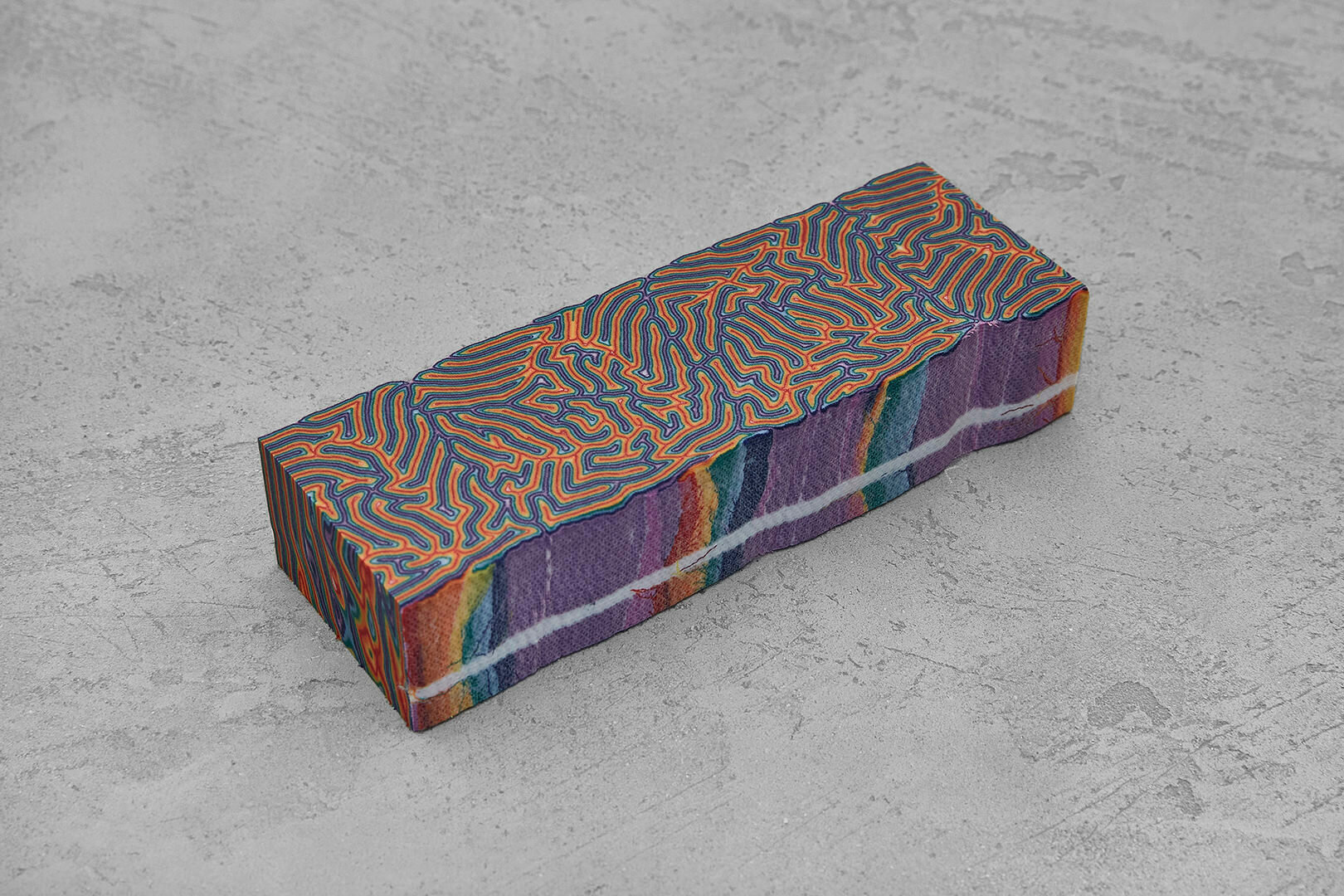 Авторская микарта, блок 136х45х28мм T071