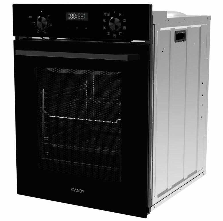 Духовой шкаф Candy COXP09SLBB, электрический, черный, гидролизная очистка