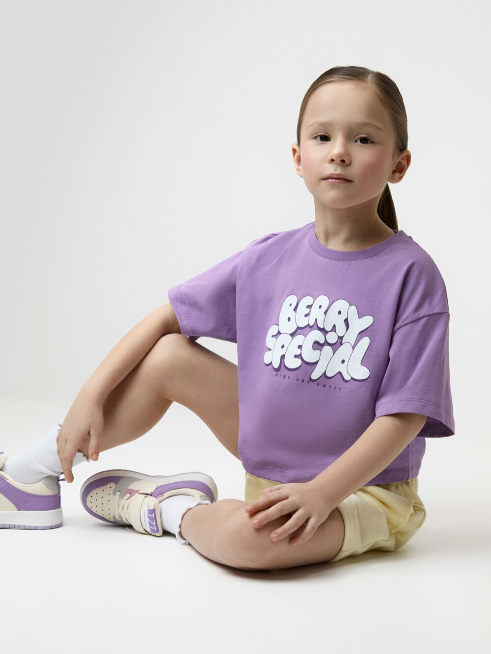 Футболка хлопковая детская с милым принтом