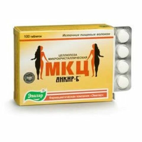 Биологически активная добавка Эвалар "МКЦ Анкир-Б", таблетки, источник пищевых волокон
